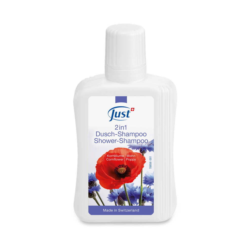 Shower-Shampoo 2in1 Cornflower & Poppy – Just Swiss Australia